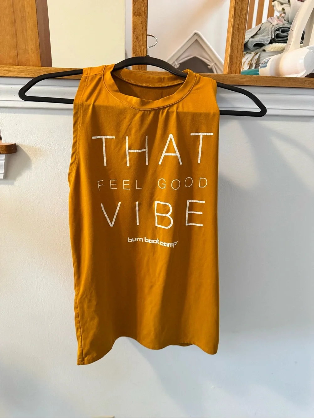Burn Boot Camp | Tops | Burn Boot Camp Womens That Feel Good Vibe Tank ...